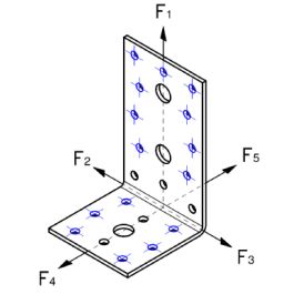 Expamet AB1006060 Angle Bracket 100x60x60mm (Box of 50) - Condell