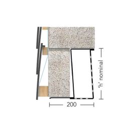 Keystone HDBOX/K-200 Heavy Duty Solid Wall Box Lintel 1500mm - Condell