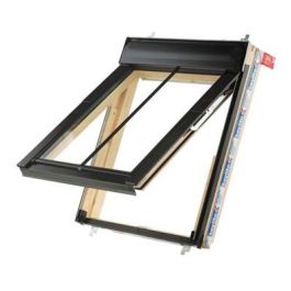 Keylite Lacquered Pine Top Hung Conservation Roof Window 550x980mm - Hi ...
