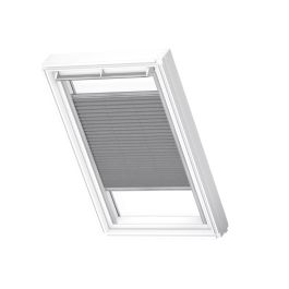 Velux FHL MK27 1282S Manual Pleated Blind - Dark Grey - Aluminium ...