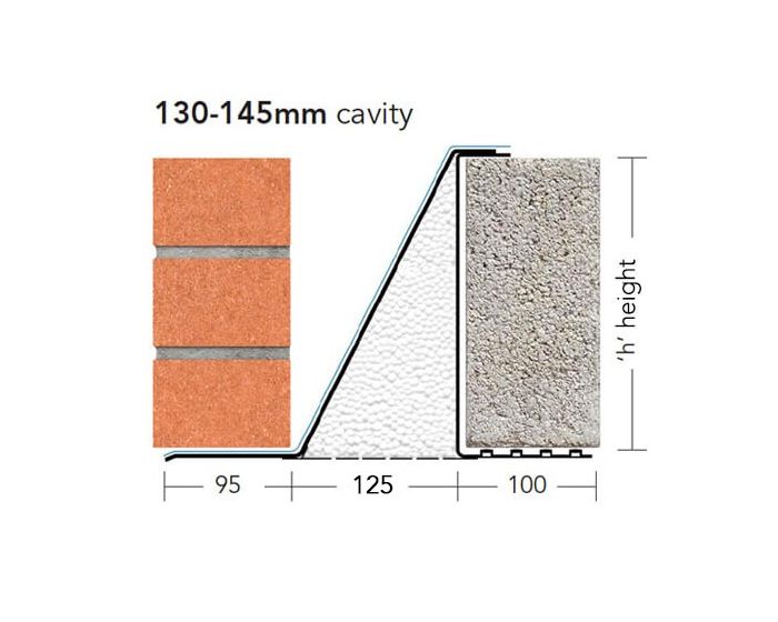 Keystone CFS/K-130 Extra Heavy Duty Cavity Wall Lintel 1500mm « Condell Ltd
