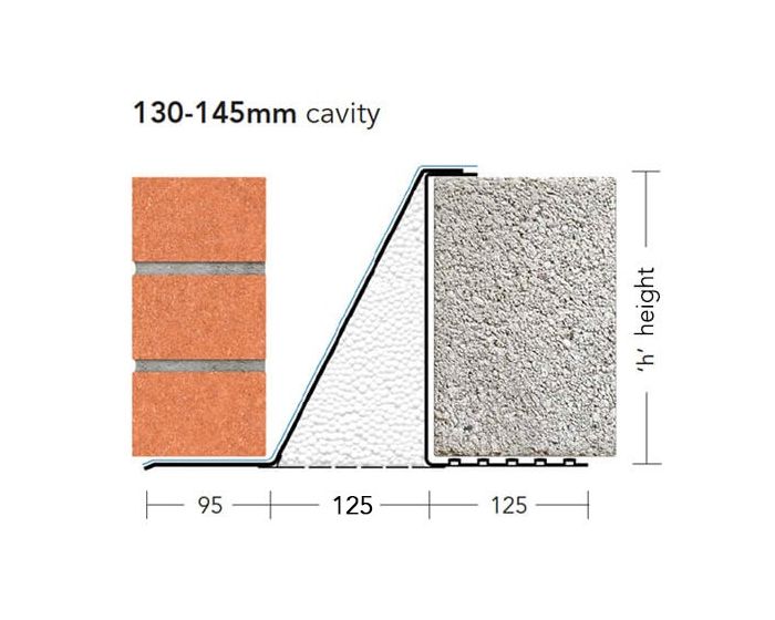 Keystone CFS/K-130 WIL Extra Heavy Duty Cavity Wall Lintel 2250mm ...