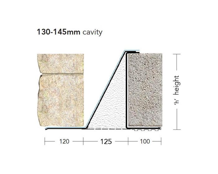 Keystone CFS/K-130 WOL Extra Heavy Duty Cavity Wall Lintel 1650mm ...