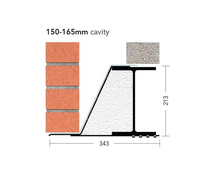 Keystone X/K-150 Extreme Duty Cavity Wall Lintel 1500mm « Condell Ltd